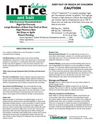 InTice Gelanimo Ant Bait - Pitbull Pest Control