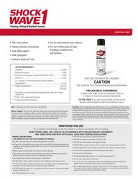 Shockwave 1 Flushing, Killing & Residual Aerosol - Pitbull Pest Control