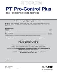 PT PRO-CONTROL PLUS TOTAL RELEASE AEROSOL INSECTICIDE - Pitbull Pest ...