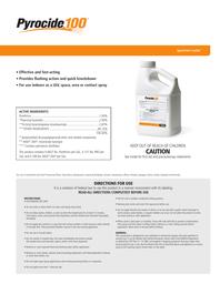 PYROCIDE 100 - Pitbull Pest Control